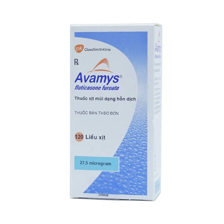Thuốc xịt mũi Avamys 27.5mcg GSK điều trị chảy nước mũi, xung huyết mũi ...